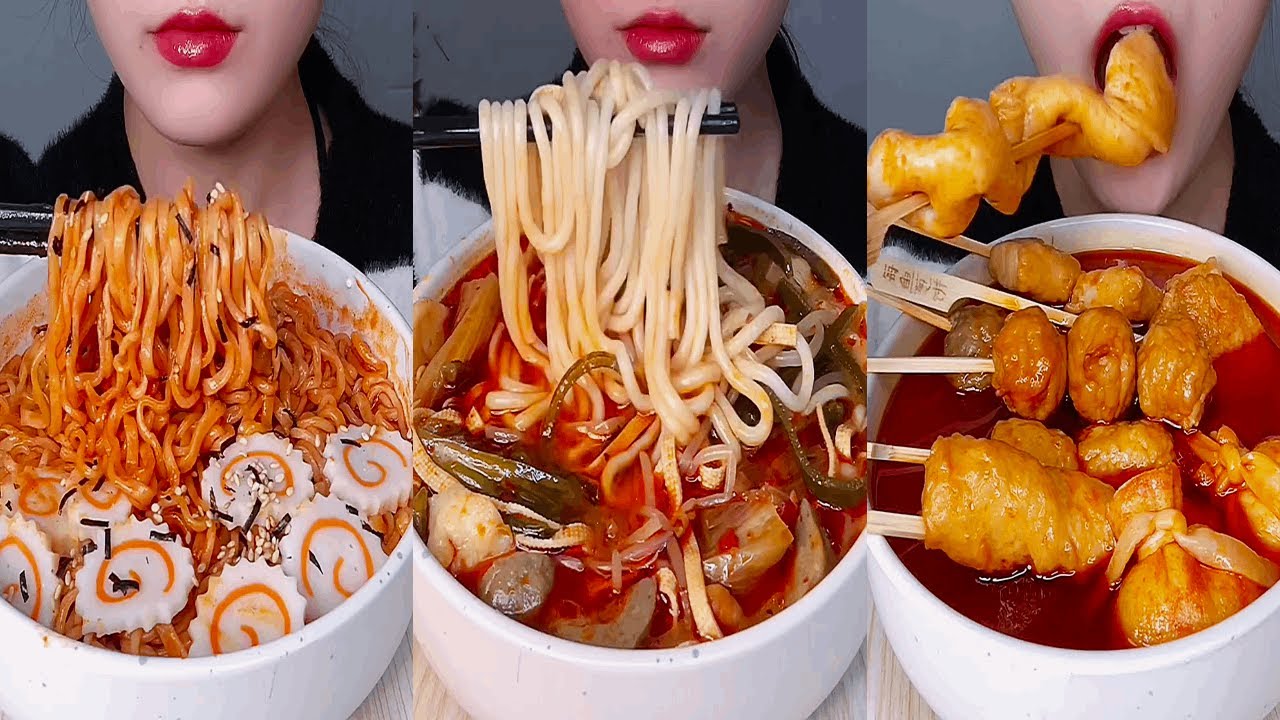 Eating Chinese Food ASMR Feast with Satisfying Sounds! - YouTube