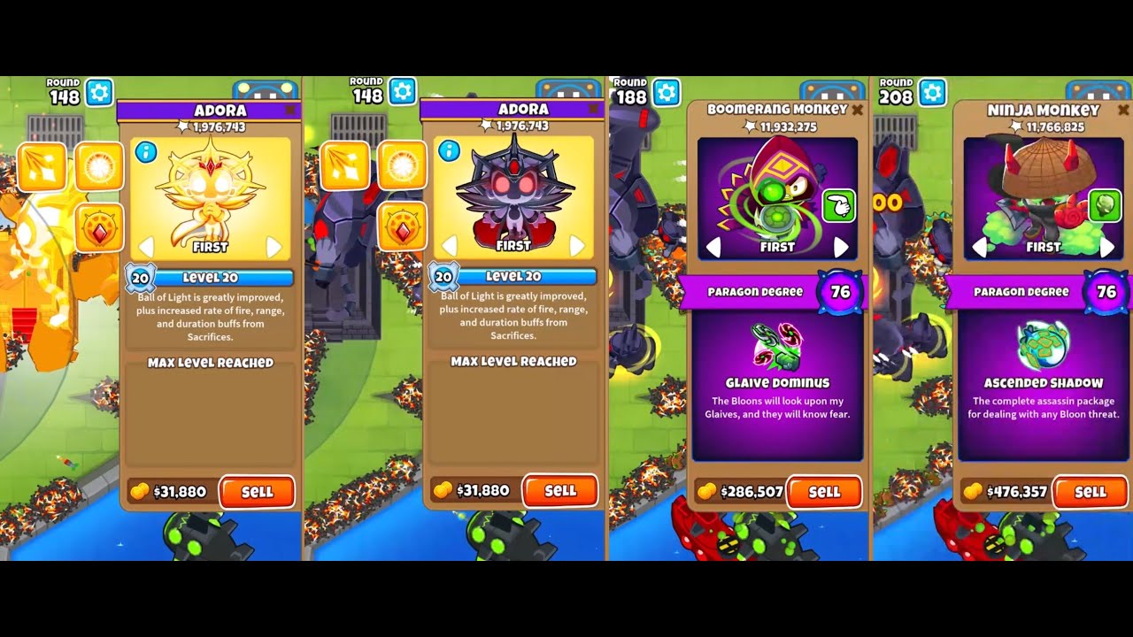 Bloons TD 6 Adora VTSG Transformation with Degree 76 Glaive Dominus and ...