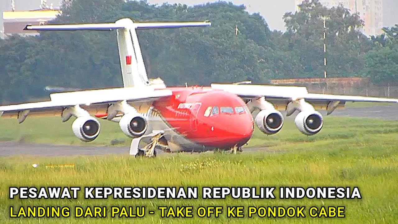 Punya Empat Mesin .. Pesawat Kepresidenan Republik Indonesia BAe 146 ...