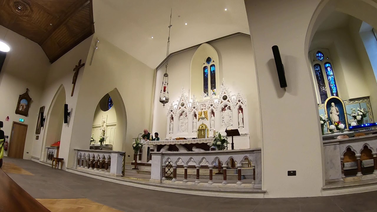 Knock parish church mass at 8 am Part 1 knock shrine county mayo ...