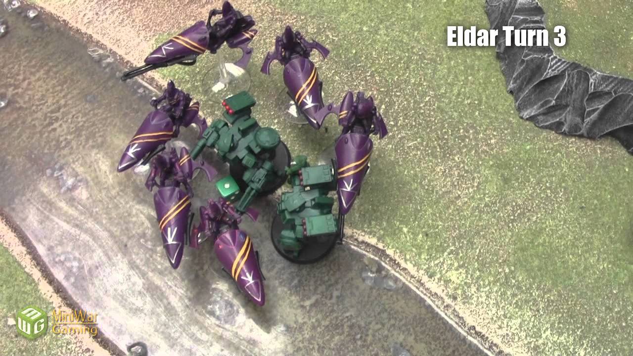 Beat The Cooler: Eldar vs Tau 2000pts - Part 3/5 - YouTube