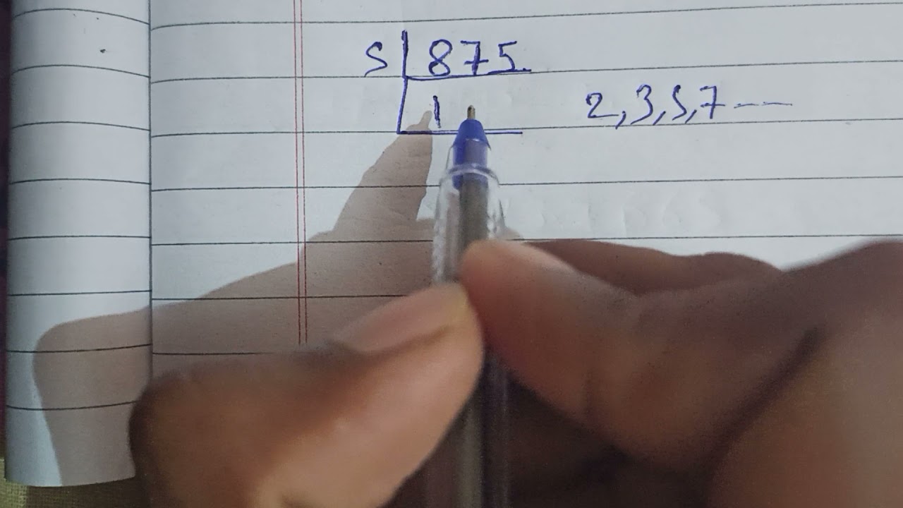 Prime Factors Of 875 YouTube