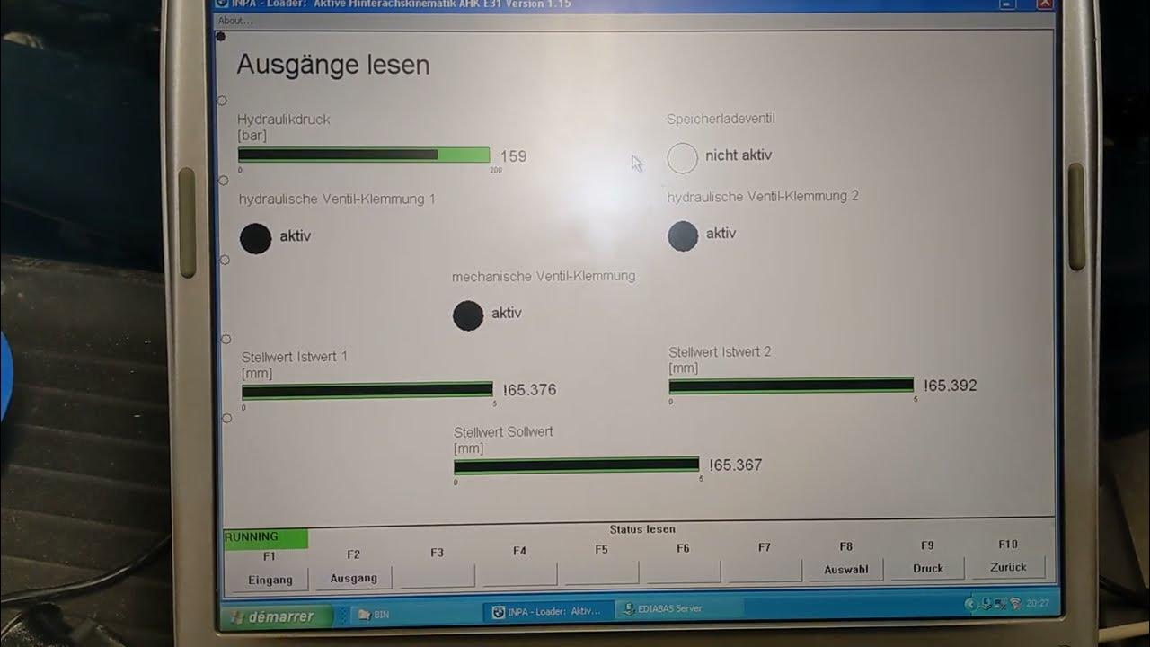 BWM E31 AHK INPA live value reading - YouTube