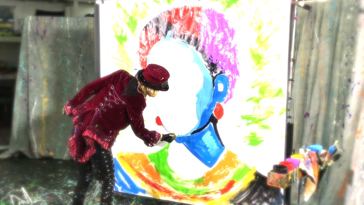 Amazing Speed Painting by Female Painter from Artrageous - YouTube