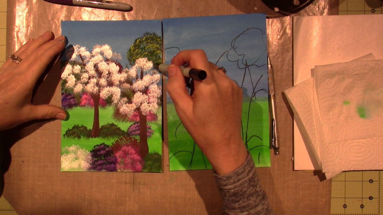 April Art Journal Tutorial - YouTube