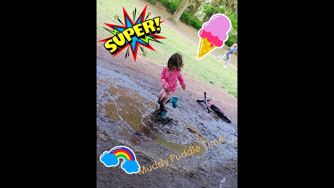 Lets play with me in Muddy puddle | Muddy Puddle Time | Fun Time - YouTube