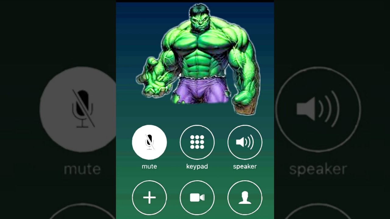 fake call hulk - llamada falsa hulk - hulk is calling - YouTube