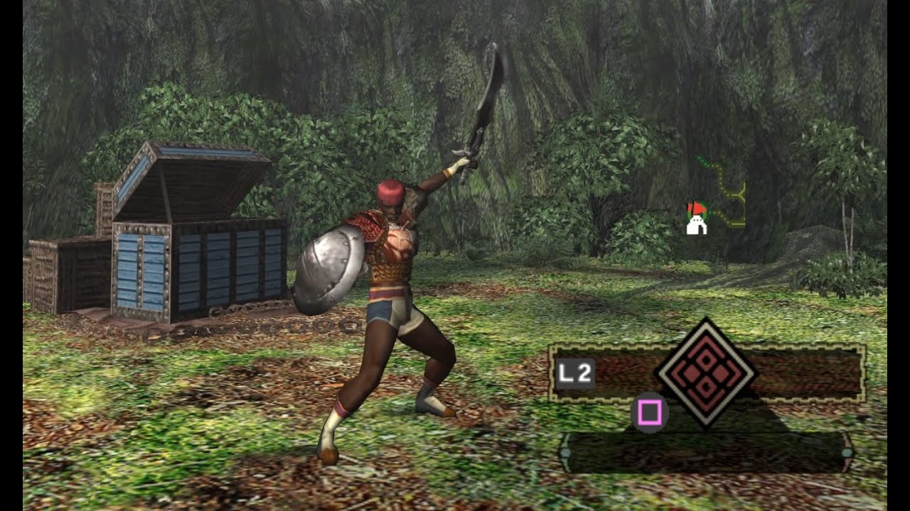 Monster Hunter 1 (PS2) - Sword and Shield Attacks, Combos and Options ...