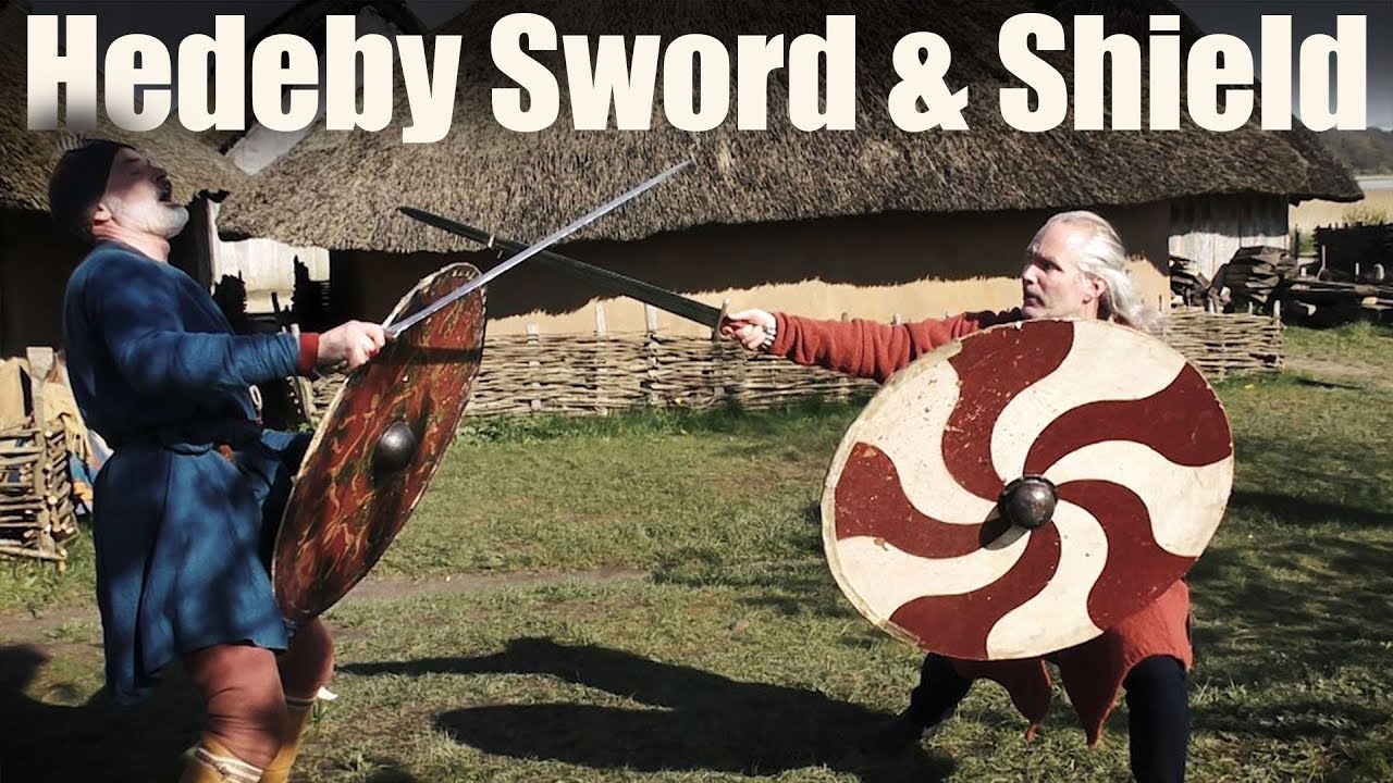 Viking Sword & Shield Fights at Hedeby - YouTube