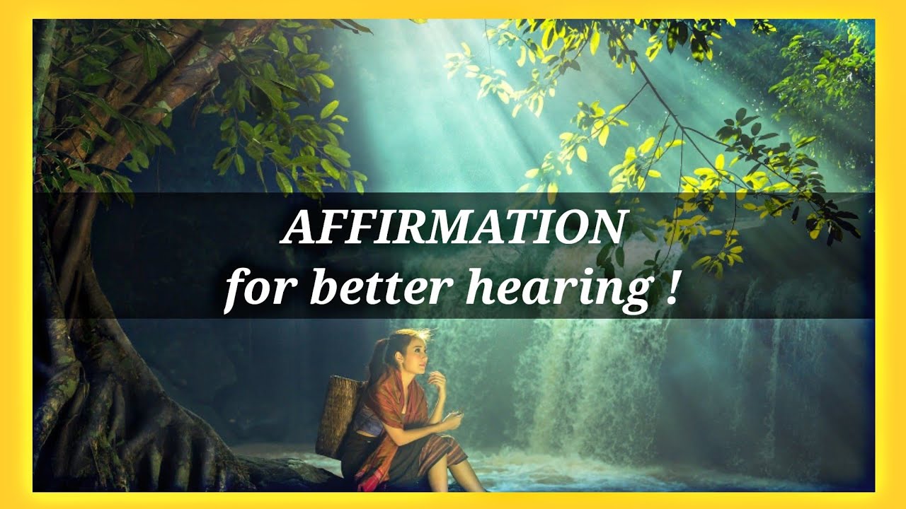 👂🏼HEARING Affirmation in HINDI - YouTube