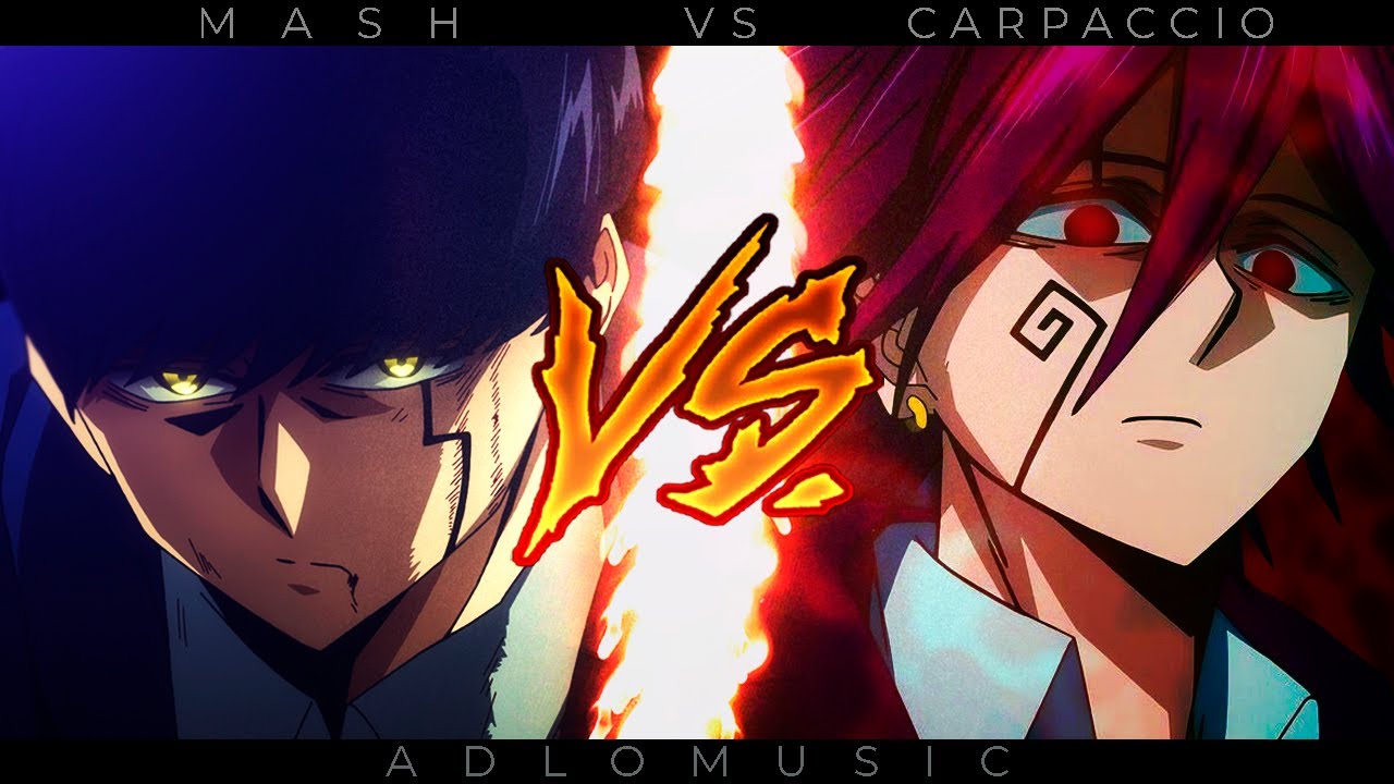 MASH BURNEDEAD VS. CARPACCIO RAP | Mashle: magic and muscles | 2024 ...