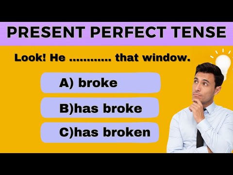 Present Perfect Tense Quiz | English Grammar Test - YouTube