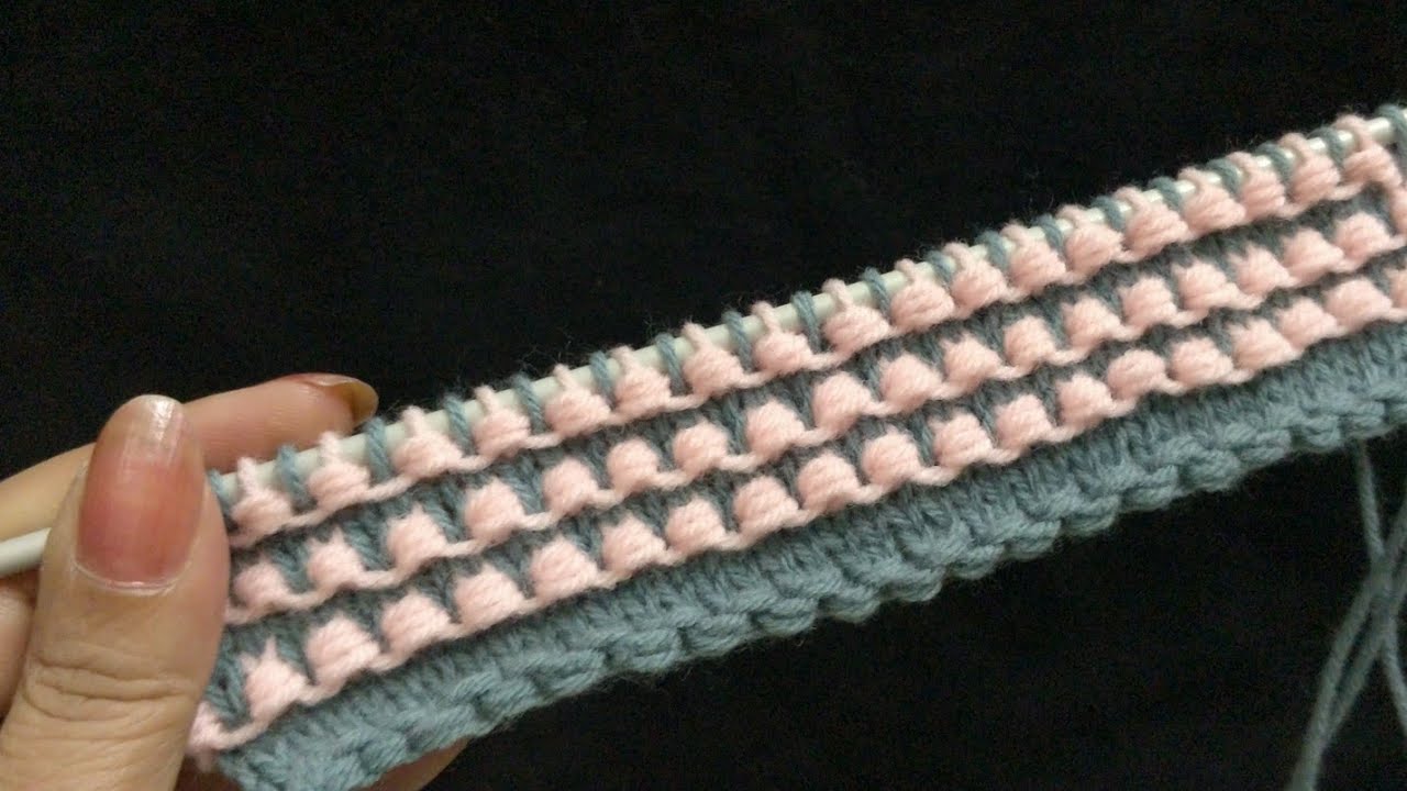 How to Knit Pearl Pattern Variation for Baby Frocks, Sets, Sweaters ...