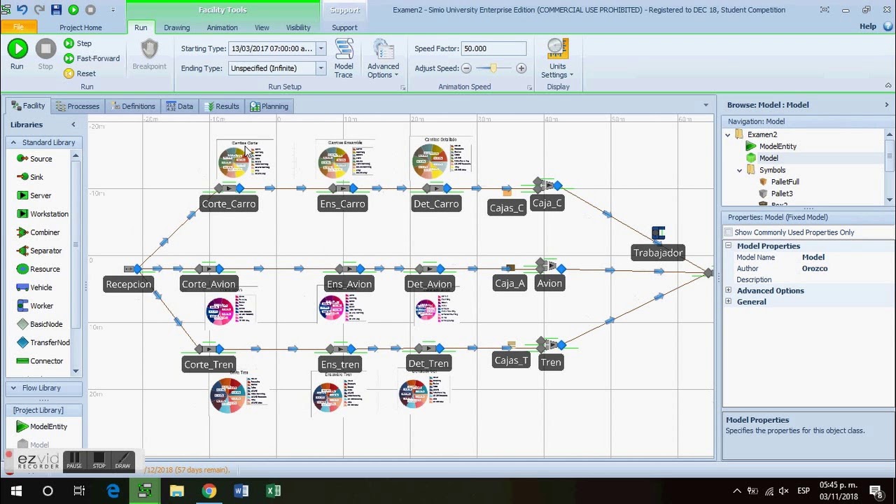 Ejercicios resueltos SIMIO - YouTube