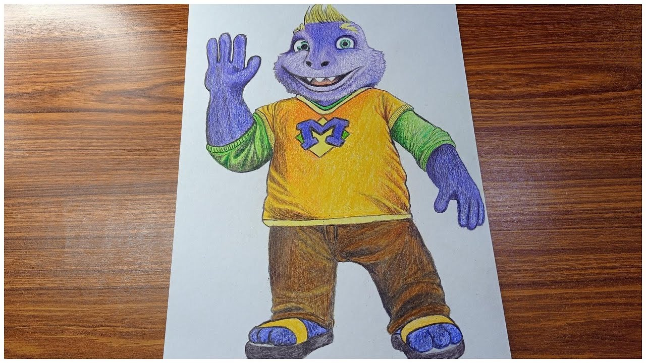 Drawing Avenger Mr. Munch From Chuck E Cheese. - YouTube