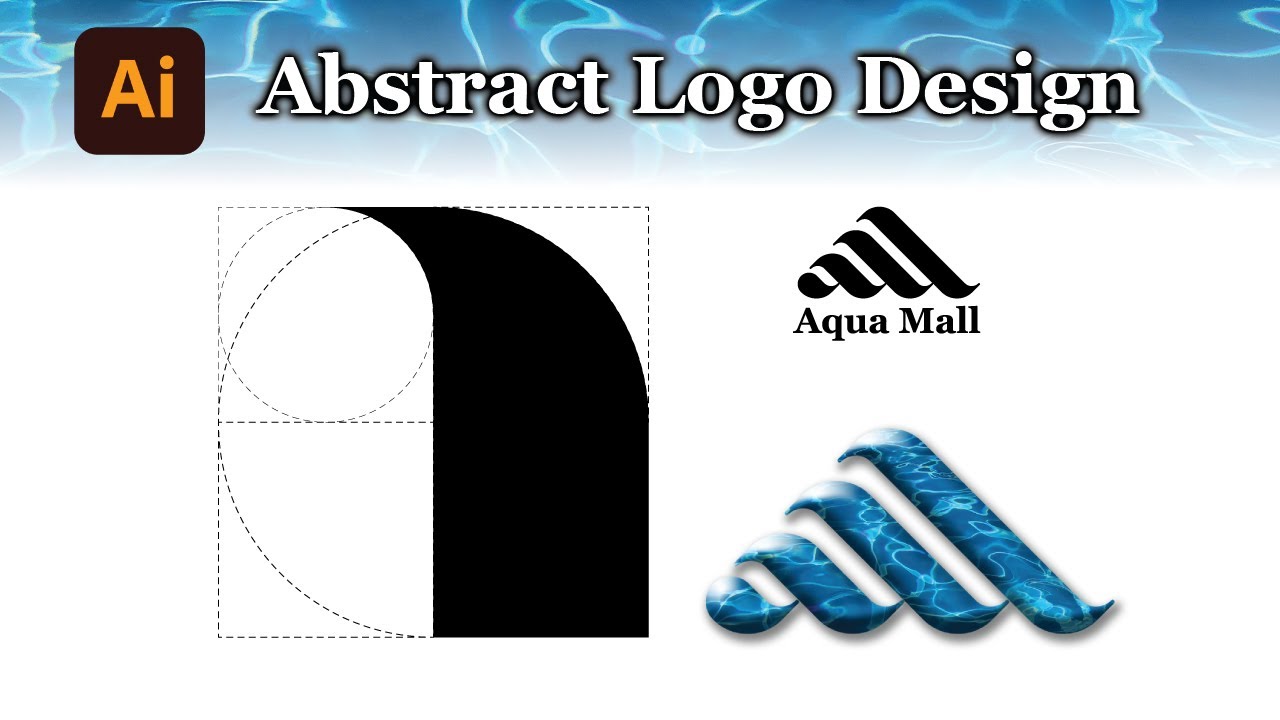 Abstract Logo Design in Adobe Illustrator - YouTube