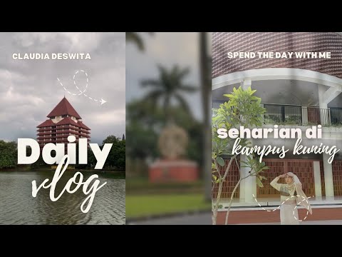 Seharian Jalan-Jalan di Universitas Indonesia 🌿 | Kampusnya Adem Banget!
