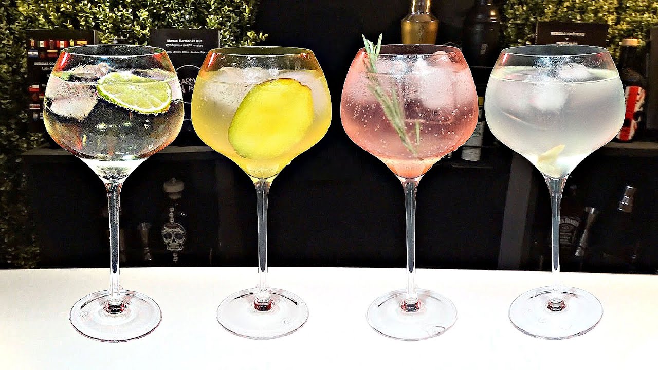 4 GIN TONIC para CELEBRAR las FIESTAS - YouTube