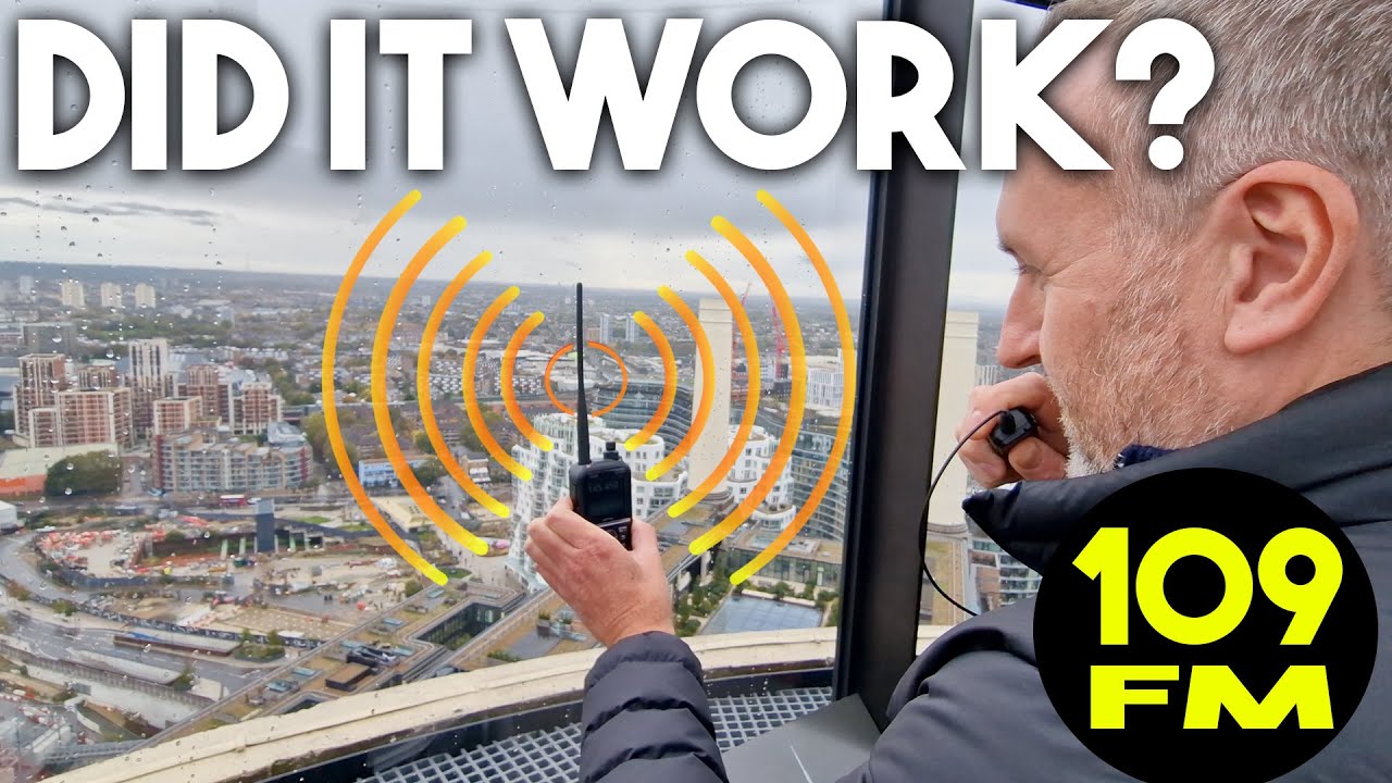 HOW FAR WILL YOUR SIGNAL GO AT 109 METERS UP?! - YouTube