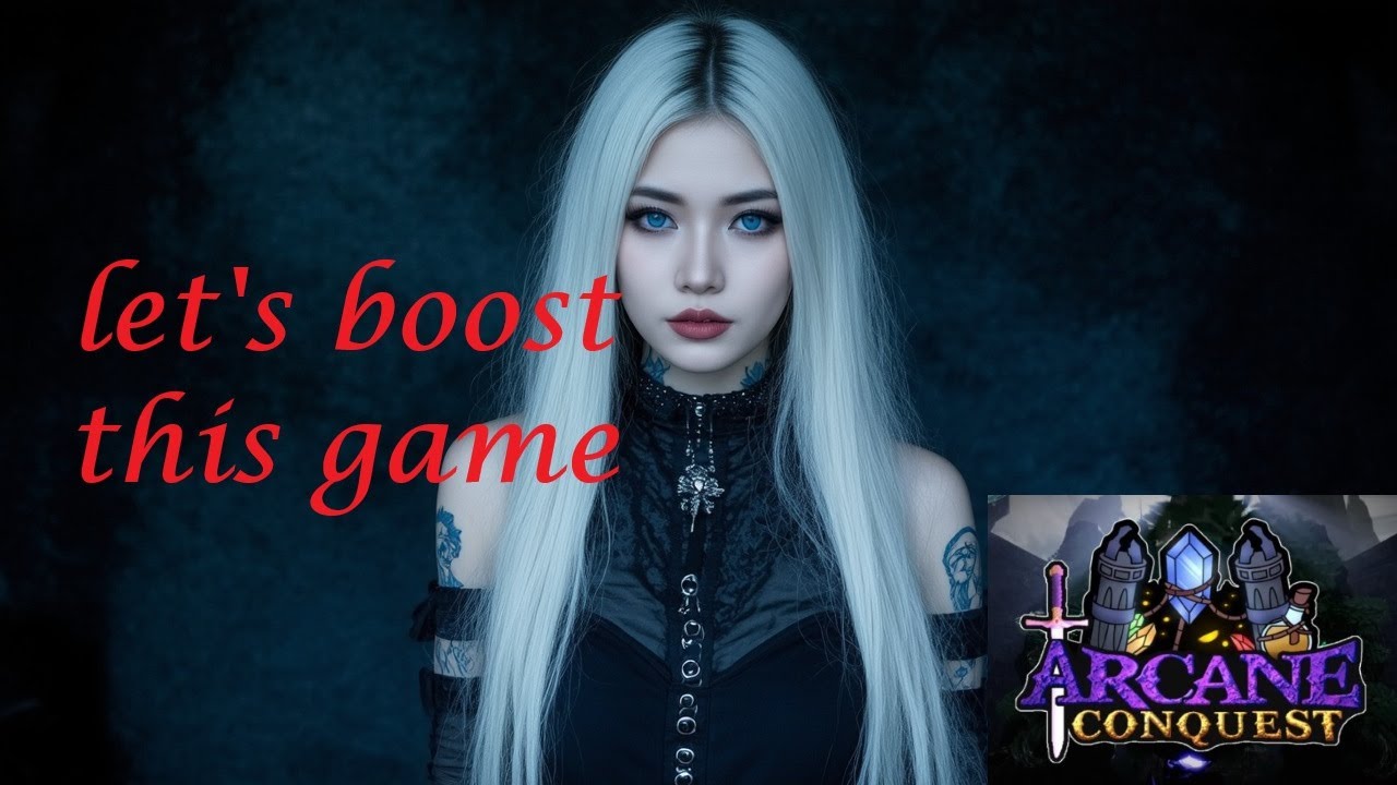 ROBLOX ARCANE CONQUEST: Let's Boost This Game ! 💀LIVE!🐔 - YouTube