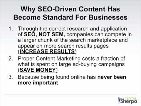 Understanding Content Marketing: Advanced Content Strategy - YouTube