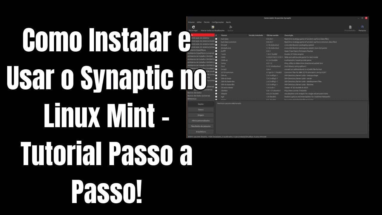 Aprenda a Instalar o Synaptic no Linux Mint de Forma Simples e Rápida! - YouTube