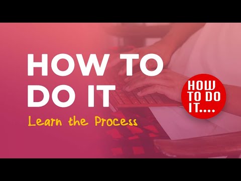 How to do it - YouTube