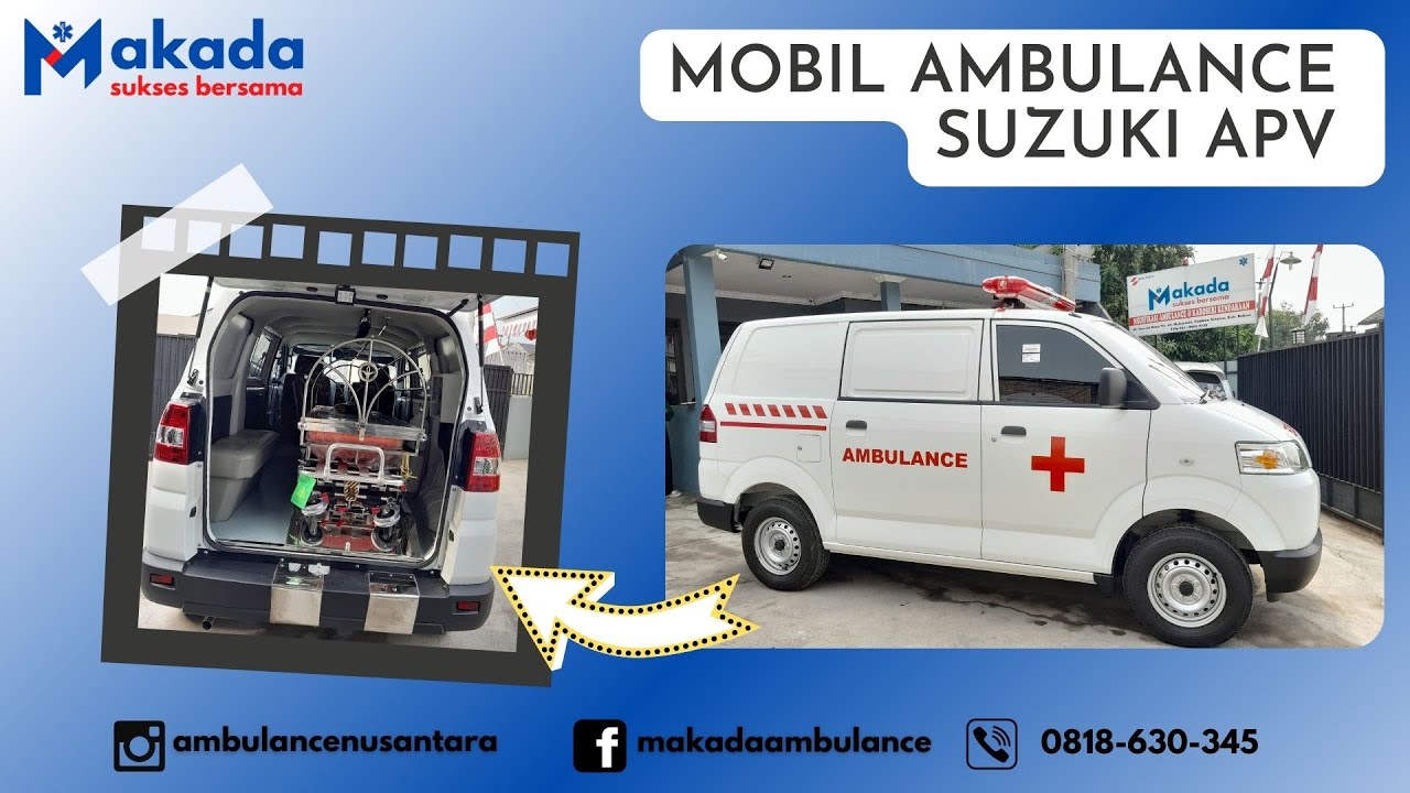 Mobil Ambulance Suzuki APV | Ambulance Nusantara | Makada Ambulance ...