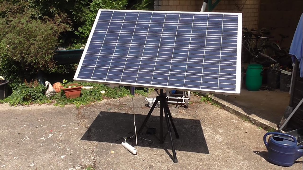 DIY Off-Grid Solar System for Charging Batteries ETC. - YouTube