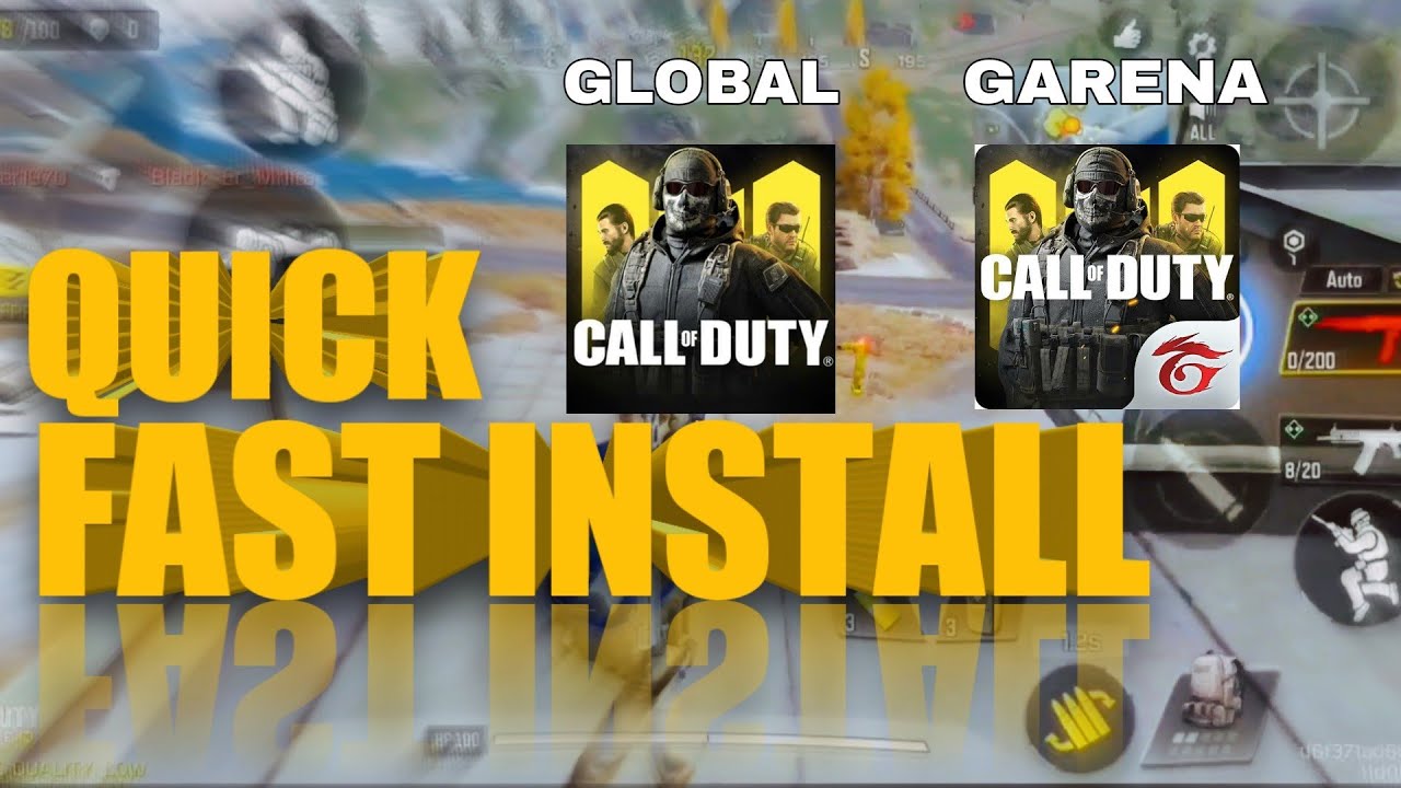 HOW TO INSTALL CODM GLOBAL AND GARENA CODM ON ANY ANDROID PHONE | QUICK ...