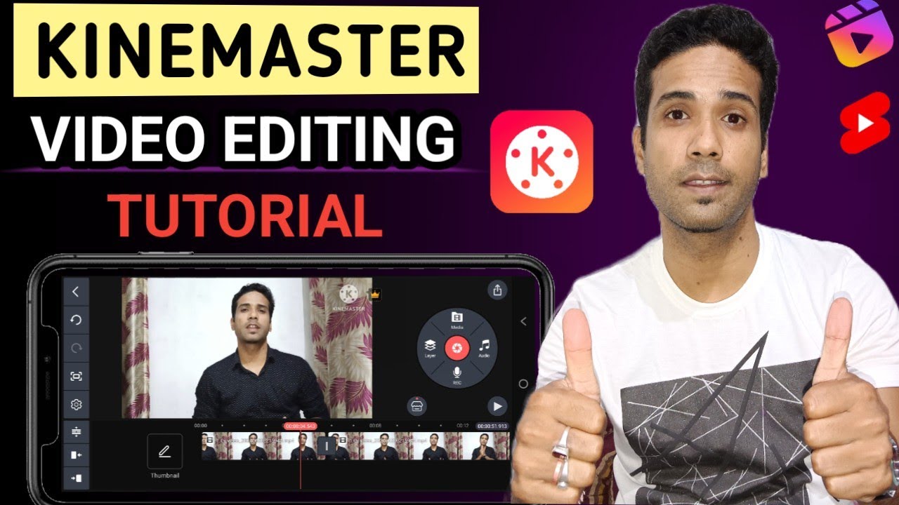 Kinemaster Video Editing In Hindi 2024 ll Youtube Video Edit Kaise Kare ...