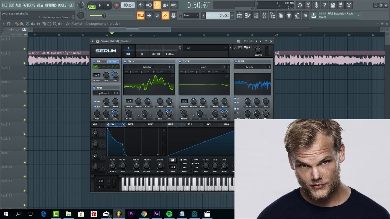 Avicii - SOS Remake In Fl Studio [Serum Tutorial] - YouTube