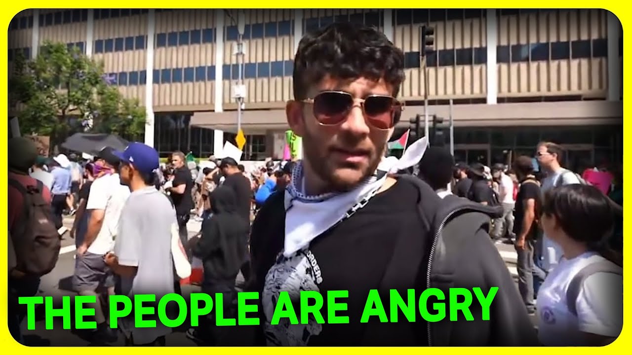 INSIDE the ERUPTING Protest In Los Angeles | Hasan Daily - YouTube