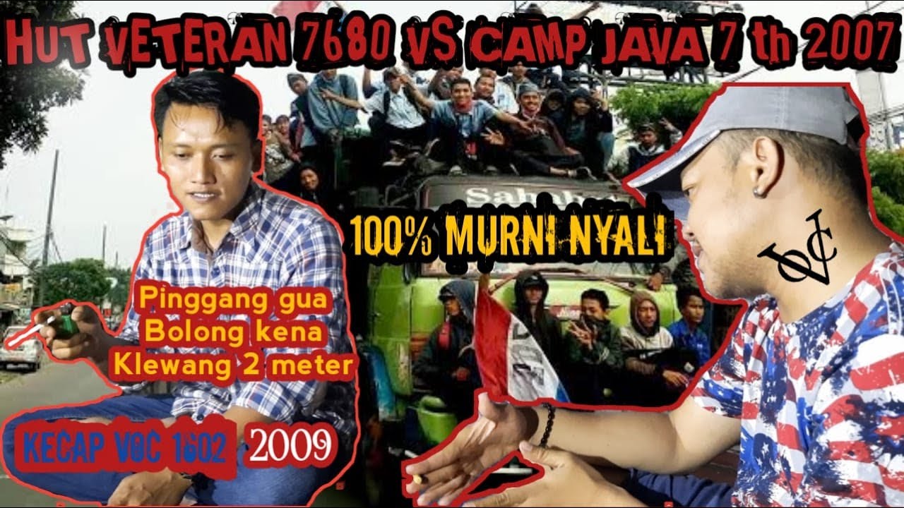 HUT VETERAN 7680 VS CAMP JAVA 7 BENTROK DI CIKOKOL, NOSTALGIA BARENG ...
