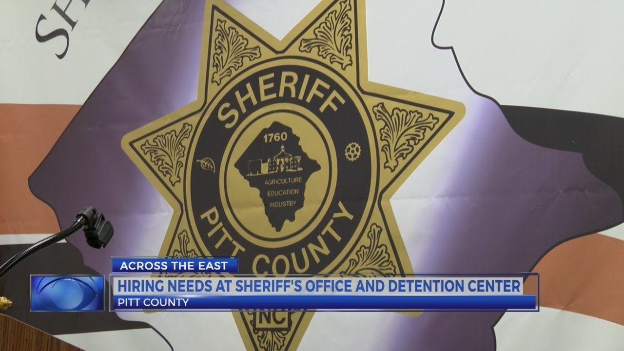 Pitt County Sheriff's Office in need of new hires - YouTube