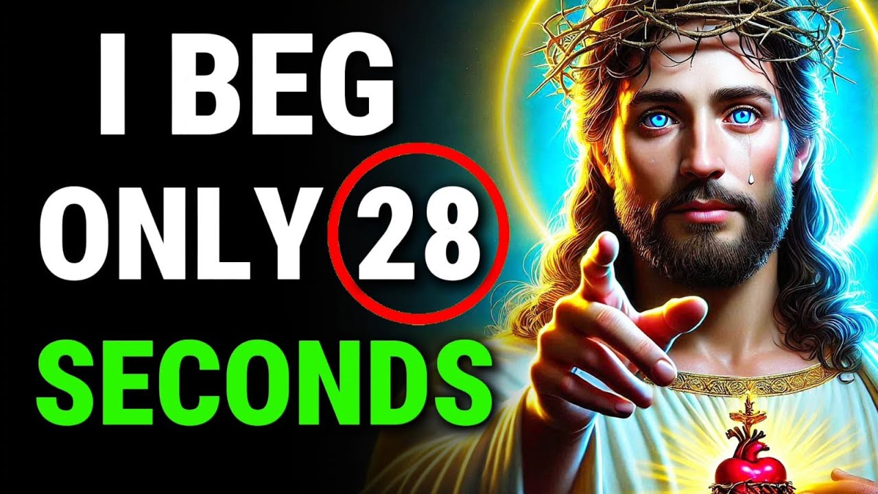 🔴I NEED LESS THAN HALF A MINUTE -JUST 28 SECONDS | GOD MESSAGE TODAY ...