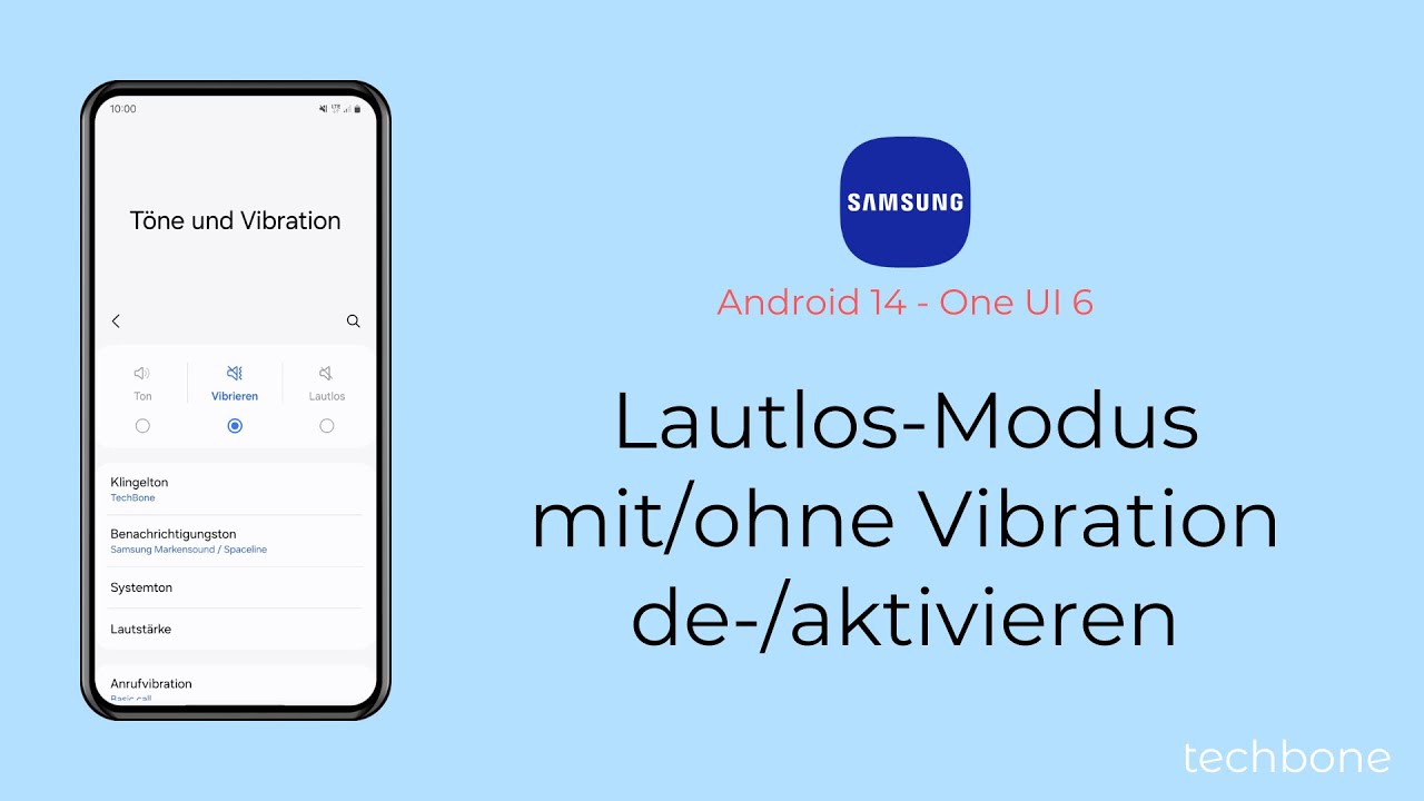 Lautlos-Modus mit/ohne Vibration aktivieren oder deaktivieren - Samsung ...