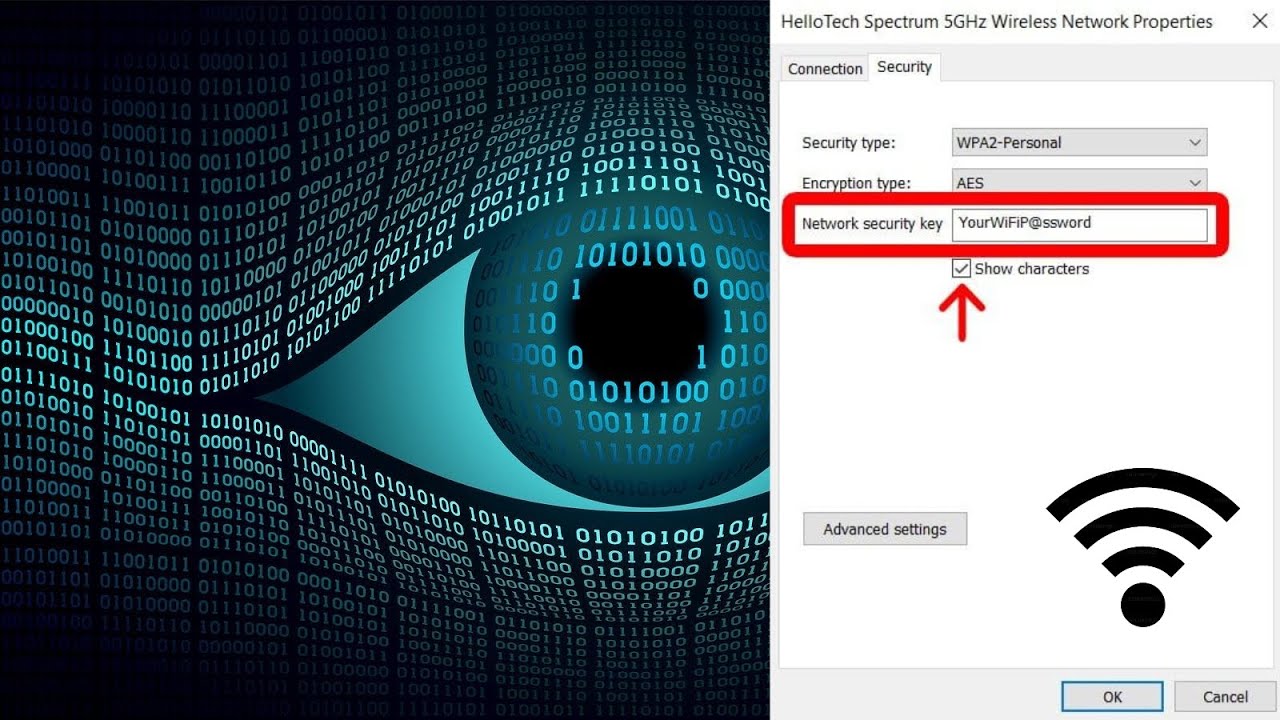 How To Check You're WiFi Password Using The PC Control Panel - YouTube