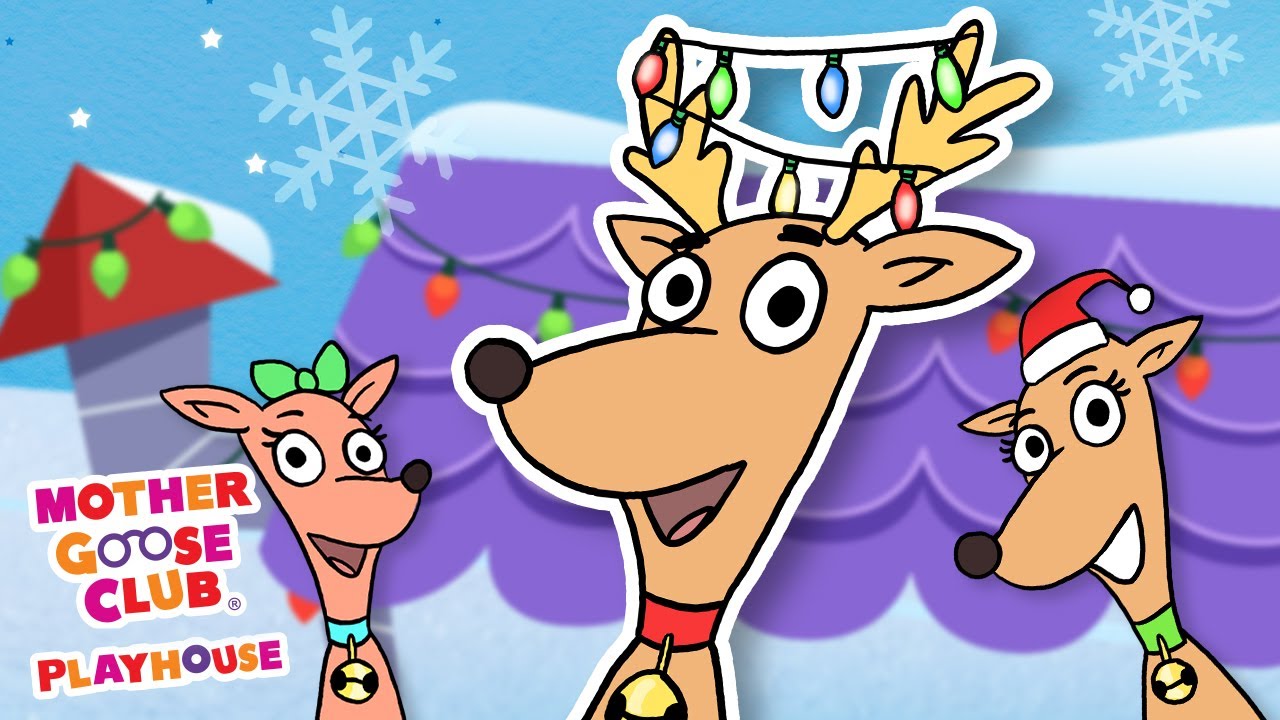 Reindeer Finger Family + More | Mother Goose Club Nursery Rhyme ...