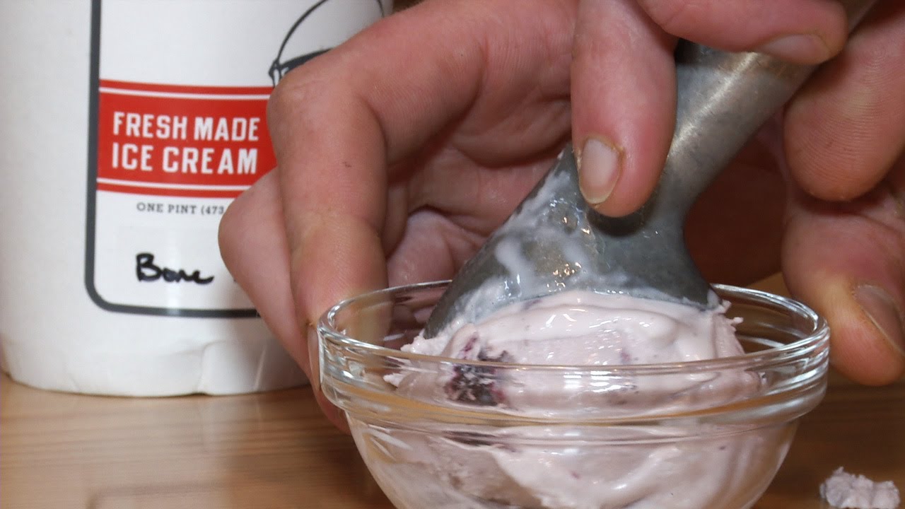 Bone Marrow and Smoked Cherry Ice Cream with Bourbon - YouTube