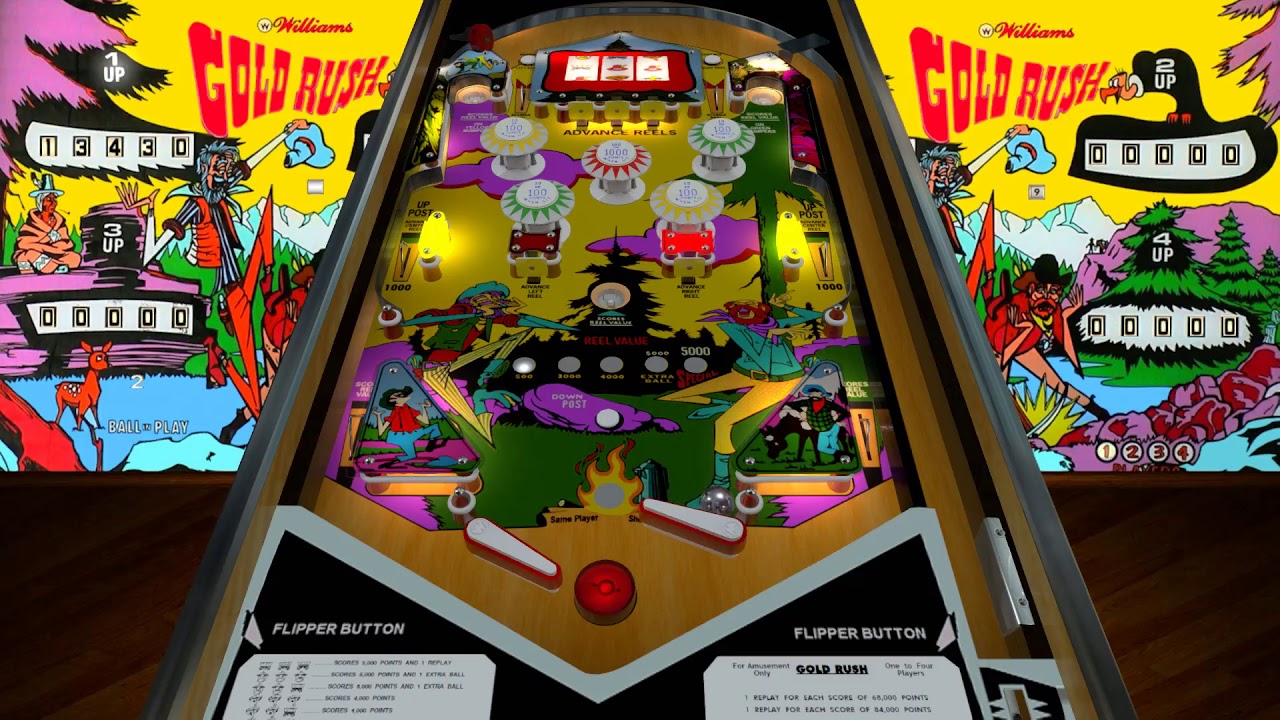Gold Rush Pinball VPX - YouTube