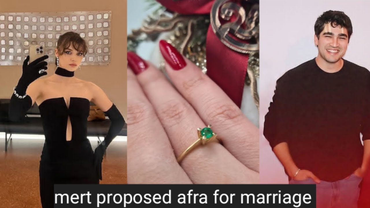 Mert Ramazan Demir Proposed Afra Saraçoğlu for Marriage Again ! - YouTube
