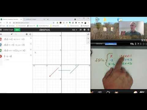 Graphing Piecewise Functions on Desmos - YouTube