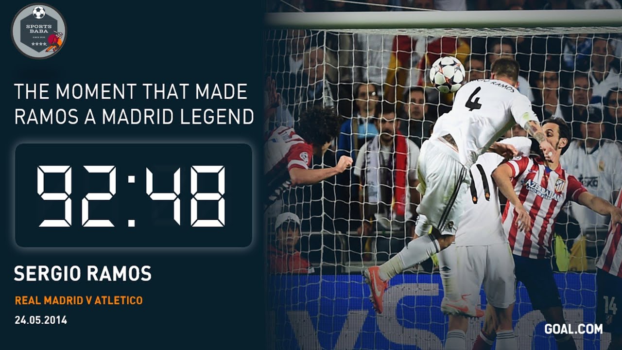 Sergio Ramos La Decima 93rd minute goal | Sensational Goal | Sports ...