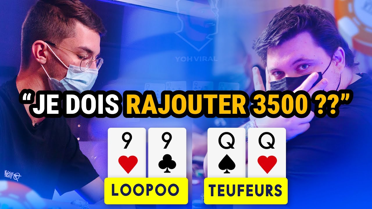 “JE PENSE QU’IL EST BIEN” | @TeufeurS ALL-IN 4 625€ PRE-FLOP vs Loopoo ...