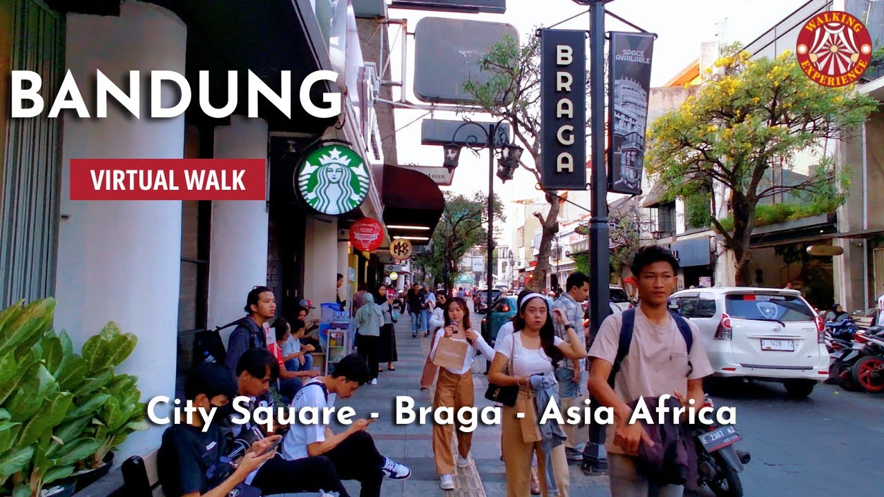 Bandung, Jawa Barat | Alun-Alun - Braga City Walk via Asia Afrika ...