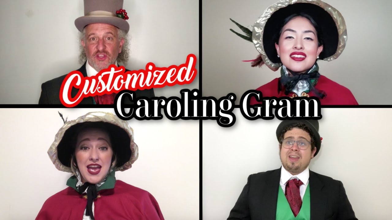 Caroling Gram - great holiday gift! - YouTube