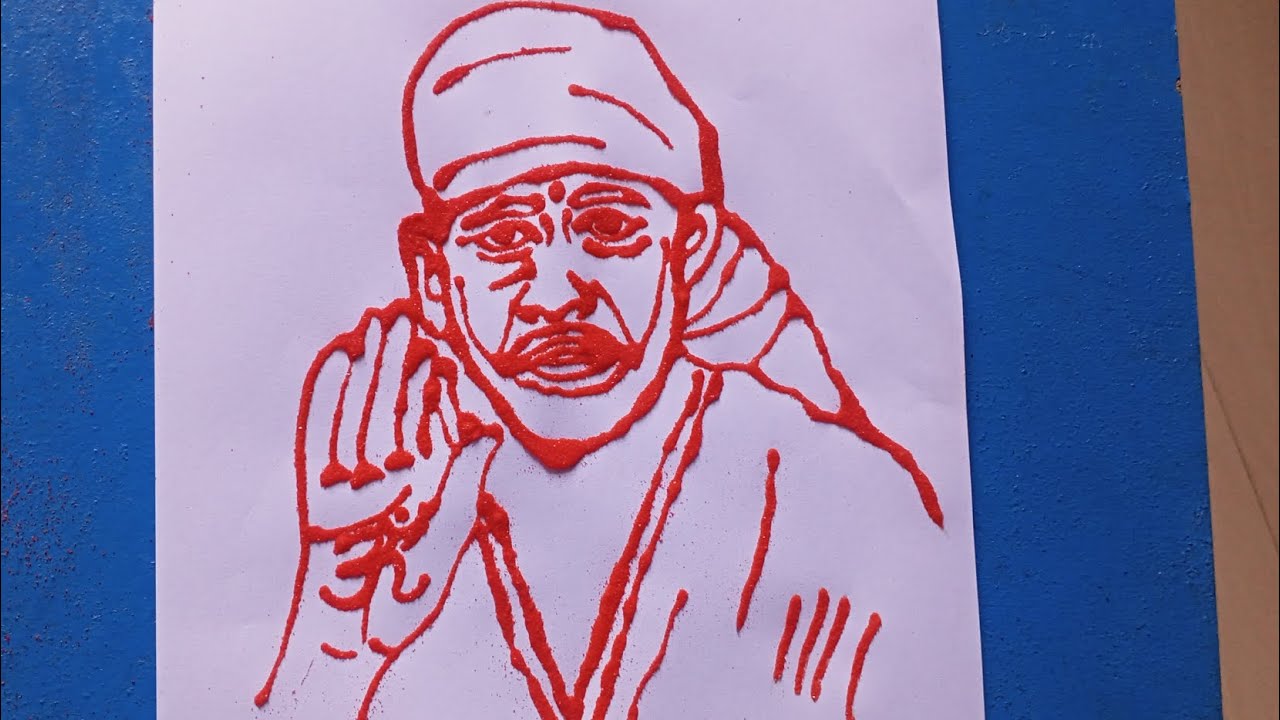 Saibaba Drawing with Fevigum - YouTube