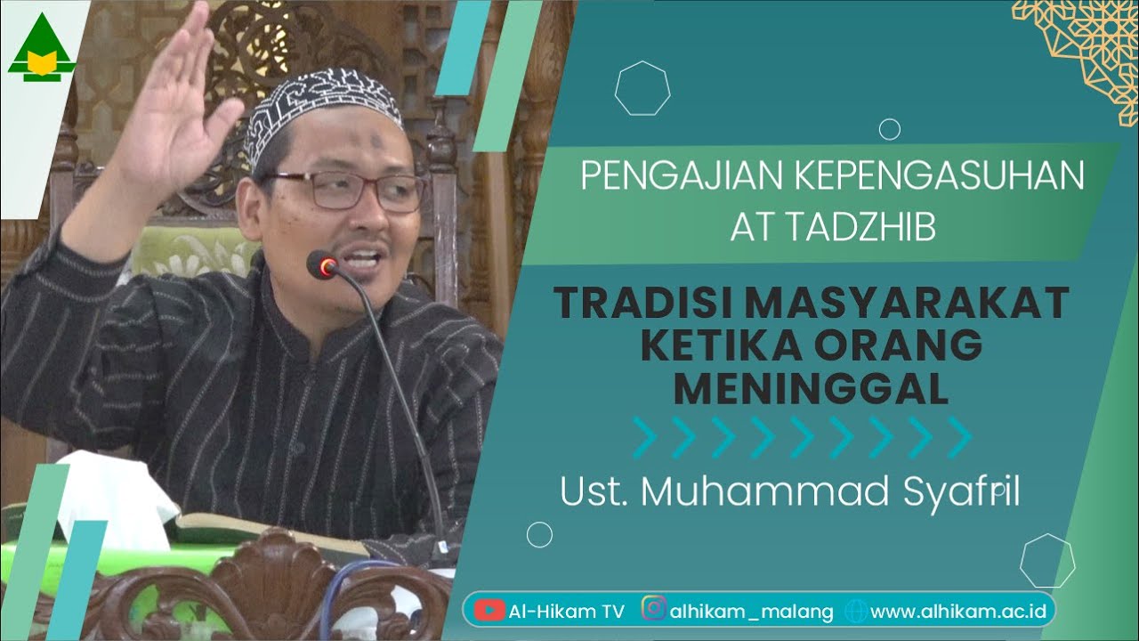 KAJIAN KITAB TADZHIB oleh Ust. MUHAMMAD SYAFRIL (15/09/2022) - YouTube