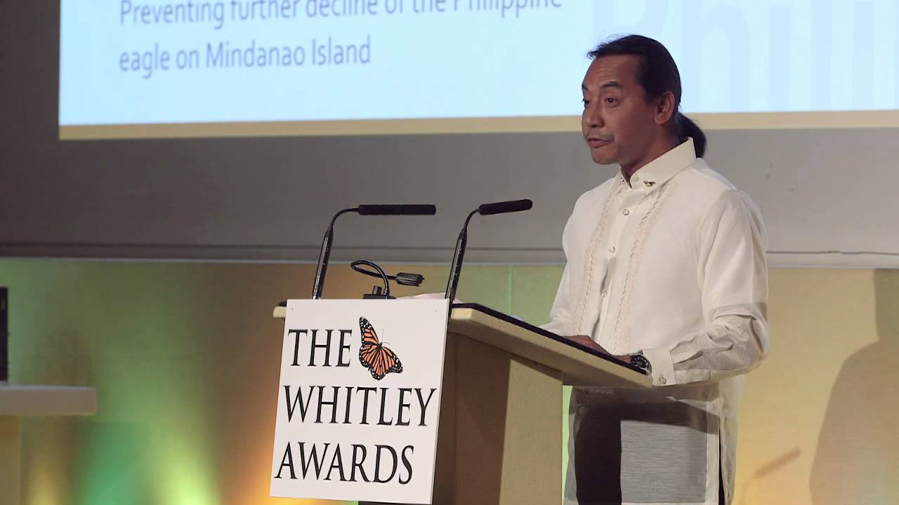 Jayson Ibanez's speech at the 2015 Whitley Awards - YouTube